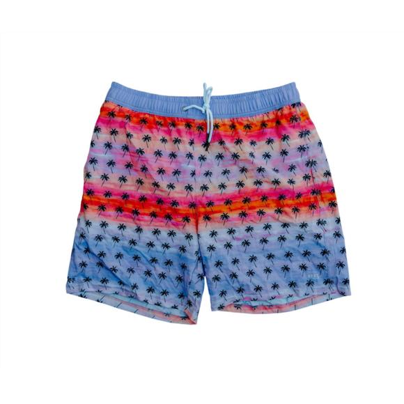 Heat | Swim | New Heat Swimwear Mens Swim Trunks In Sunset Palms | Poshmark